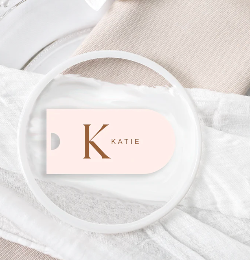 Cardstock Place Cards – Signed by G