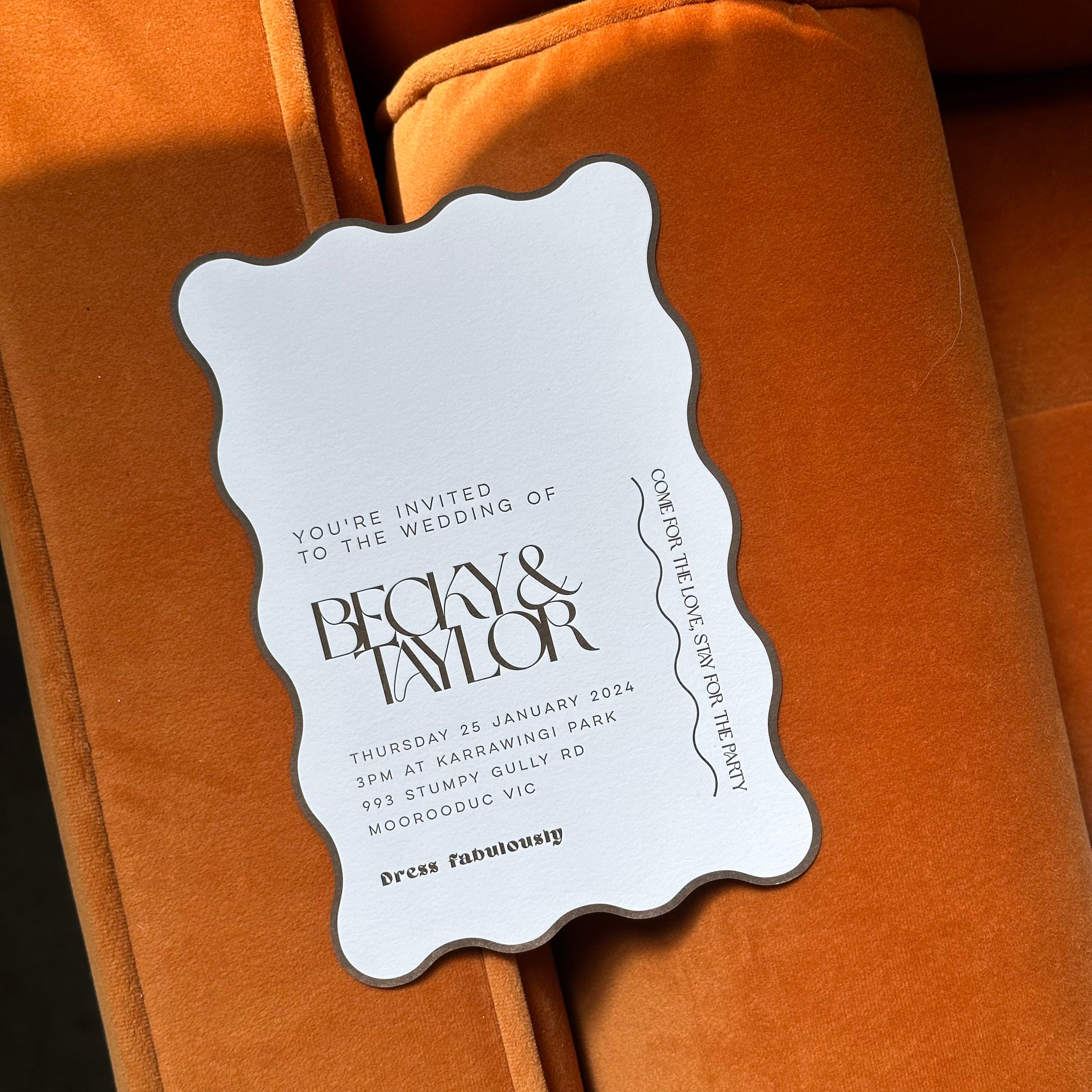 Invitations – Signed by G